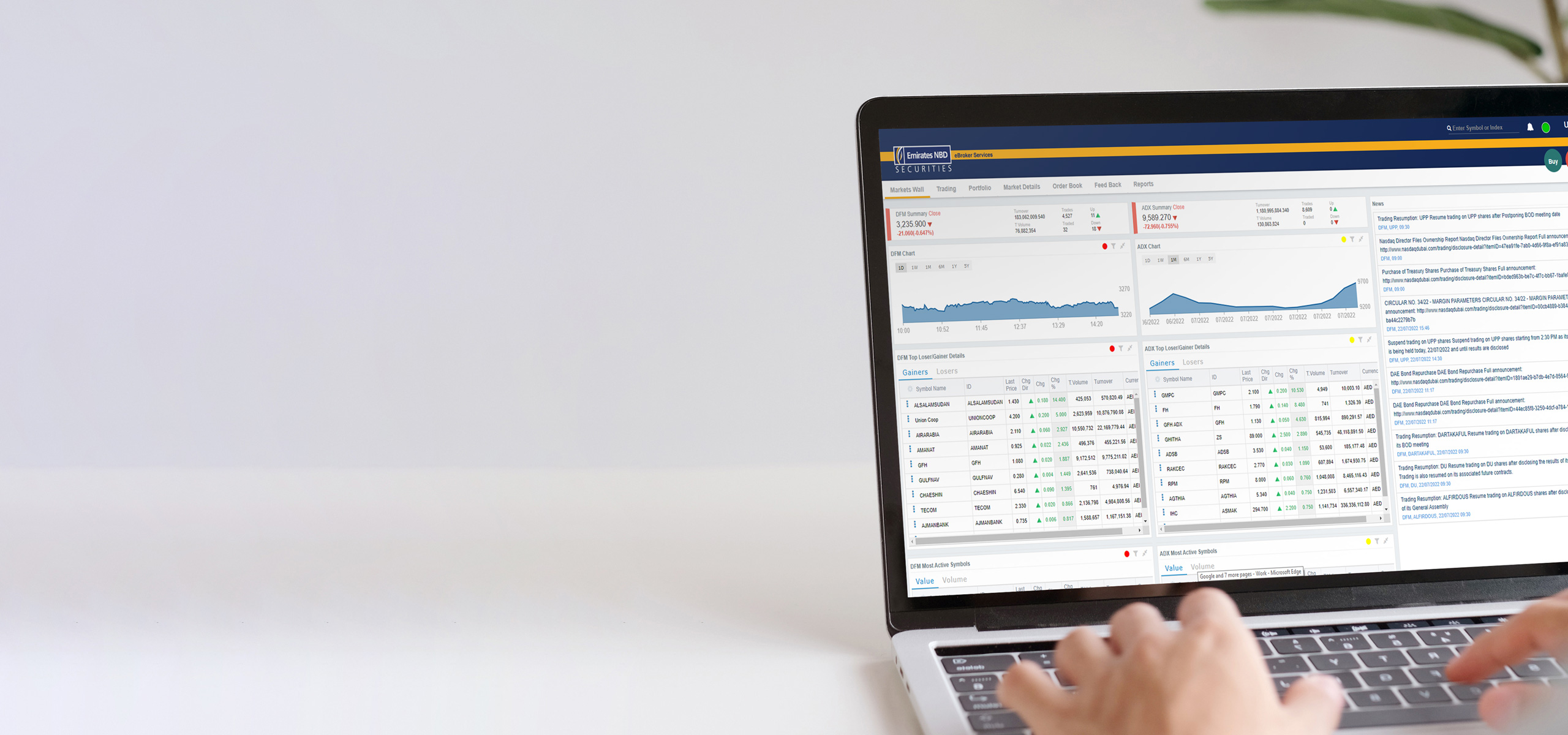 Trading in Dubai and UAE | Brokerage Services | Emirates NBD Securities Trading in Dubai and UAE | Brokerage Services | Emirates NBD Securities
